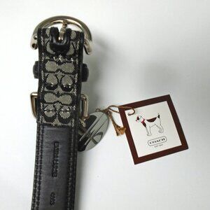 Coach | Dog | New Vintage Y2k Coach Leather Black Gray Jacquard ...